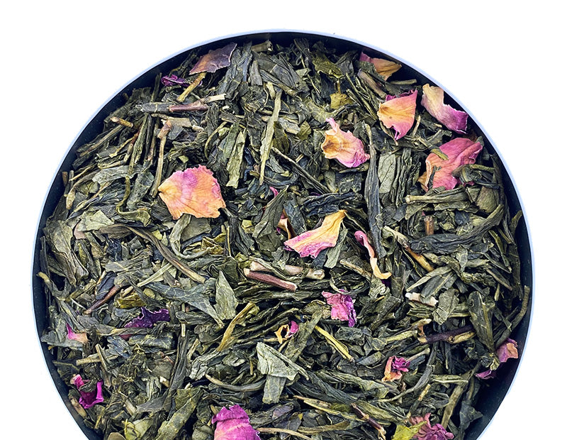 Pomegranate Green | Flavored Tea | Allure Tea Co
